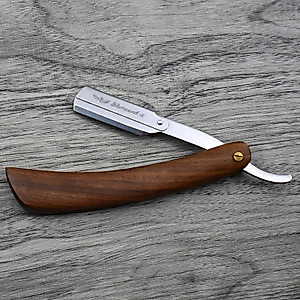 Straight Edge Barber Razor for Close Shave – Professional Barber Razor for Men with 20 Single Edge Blades- Mens Straight Razor Kit, navajas de barber by Sharpend