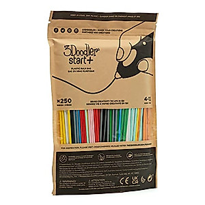 3Doodler Start 3D Printing Filament Refill Bundle (250 pieces) pack of 1