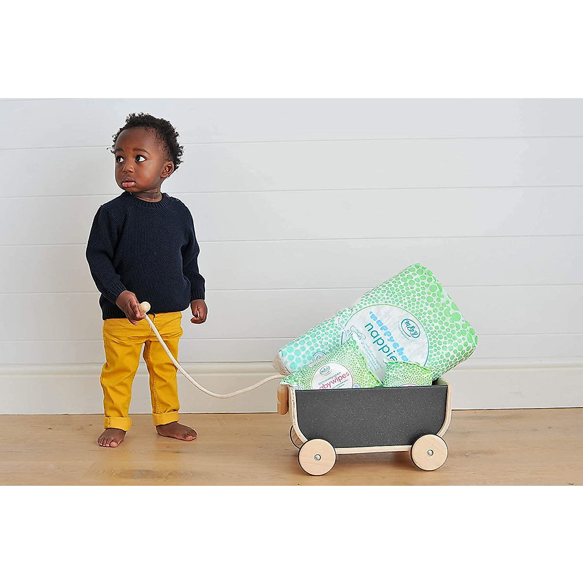 Mum & You Nappychat Diapers, Size 4 (Pack of 2), Unisex-Babies, Soft and Flexible, Hypoallergenic, Dermatologically Tested, Eco-Friendly, Chlorine-Free, 100% Renewable Energy