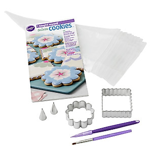 Wilton "I Taught Myself To Decorate Cookies" Cookie Decorating Kit with How-To Booklet