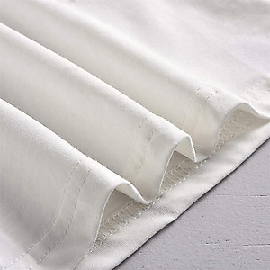 MODNTOGA Kids Baby Girl Long Sleeve Collar Shirt Toddler White Blouse Puff Short Sleeve T-Shirt Solid Color Basic Top Bottom (E(Off-White), 2-3 Years(100))