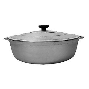 Uniware 9900 Super Quality Aluminum Caldero,Dutch Oven,7.2 QT,Silver (32cm (12.6-Inch))