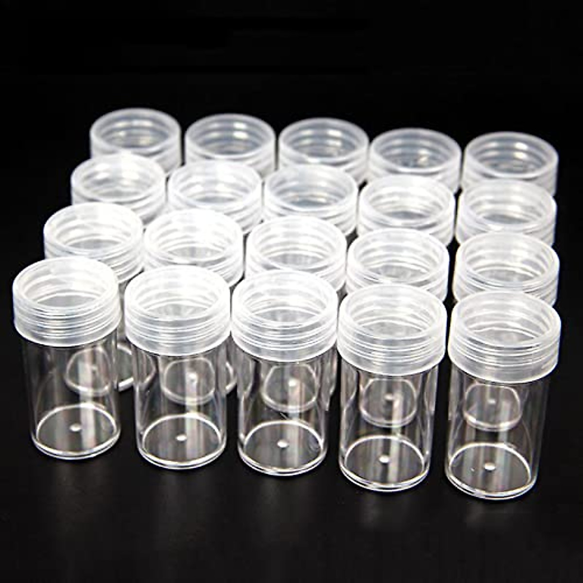 Transparent Diamond Painting Storage - Bulk Bottles, Small Crafts Storage Organizers for Crystal Beads Studs Buttons