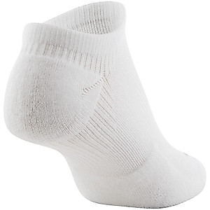 Peds Women's Moisture Wicking Low Cut Socks With X-wrap Arch Support, Multipairs, White (6-Pairs), Shoe Size: 5-10