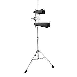 Mowind 5 Inch Metal Steel Cowbell Noise Maker with Stick for Drum Set Kit Hand Percussion