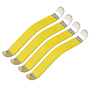 1Set Yootones String Spreaders and Fingerboard Guards, 4Pcs Rubber Coated String Spreaders and 4Pcs Fingerboard Guard with Rubber Band, Great Tool Compatible with Guitars Bass Repair Maintenance