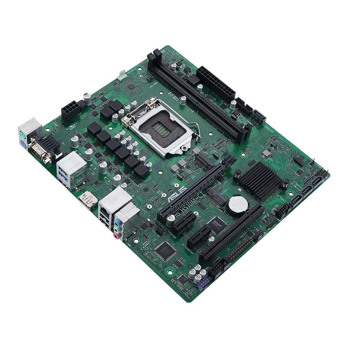 ASUS Pro-H510M-CT/CSM LGA1200 (Intel 10th&11th Gen) mATX Commercial Motherboard (PCIe 4.0, 1 LAN, Front Panel USB 3.2, Intel vPro, DP,TPM IC onboard, COM debug Header, self-Recovering BIOS, ACCE)