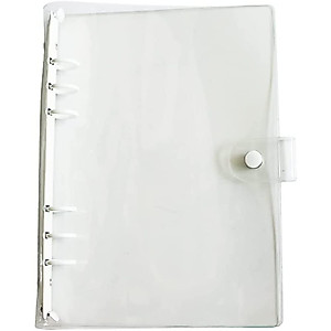 esowemsn A Set of White Diamond-Paint Beads Storage Book DIY Diamond-Paint Accessories Kit Diamond-Paint Storage Book Binder with Pockets,100pcs Self-Sealing Bags Clear Loose Leaf Organizer (White)