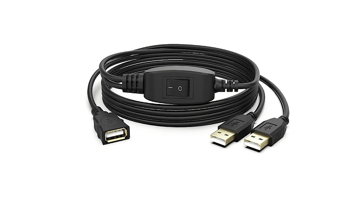 Vrllinking USB Splitter Cable for Printer & Scanners