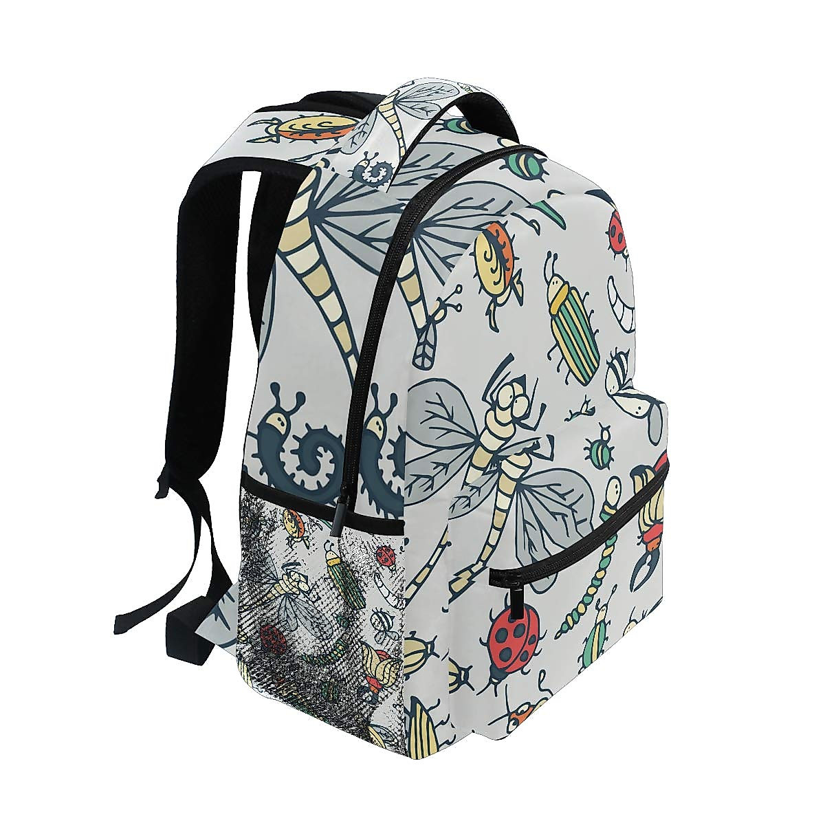 School College Backpack Rucksack Travel Bookbag Outdoor Animals (Insect Summer)
