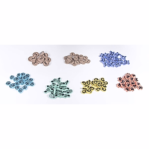 Greater Than Games | Spirit Island: Premium Token Pack 1 | Cooperative Strategy Board Game Accessory | Premium Component Upgrade