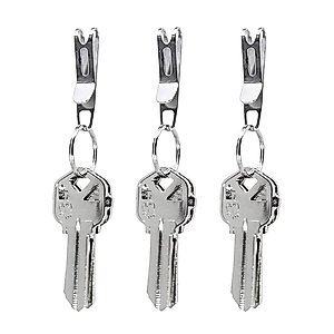 KeySmart Nano Clip - Pocket Clip Key Ring Holder - Secure Your Key Chain, Eliminates Pocket Bulge (1 Pack)