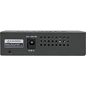 StarTech.com 4 Port Gigabit Midspan - PoE+ Injector - 802.3at and 802.3af - Wall-mountable Power over Ethernet Midspan , TAA (POEINJ4G)