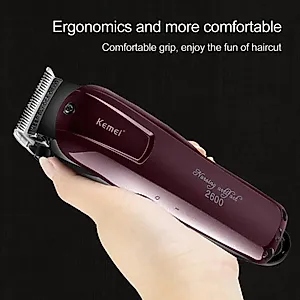 Professional Hair Clippers for Men Rechargeable Barber Set Cordless Professional Hair Clippers For Barbers Trimmer For Family use km-2600
