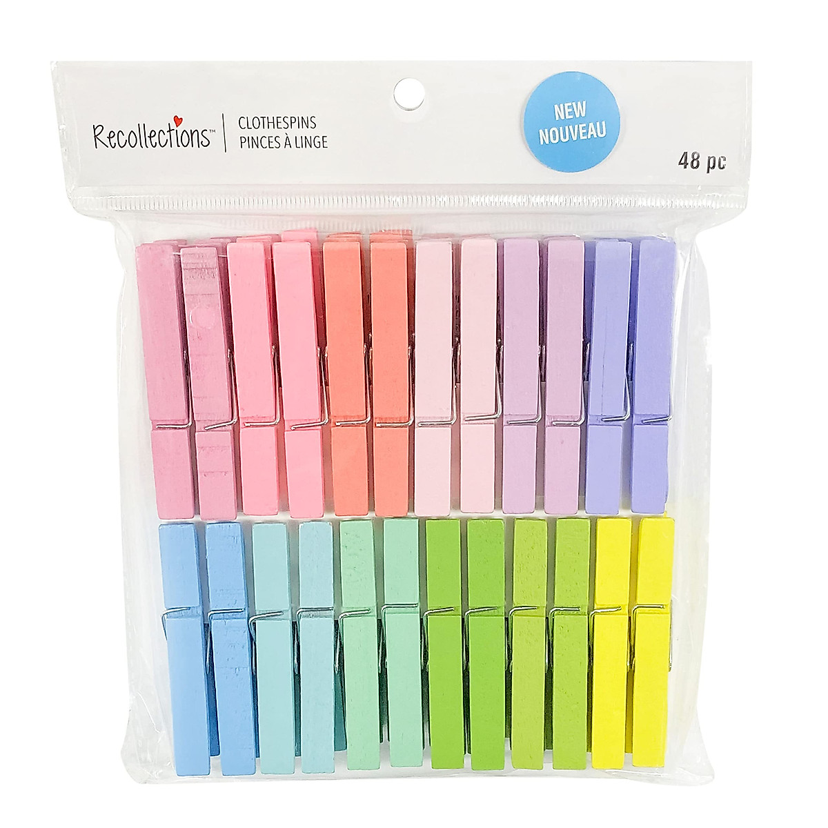 Large Rainbow Clothespins by Recollections™