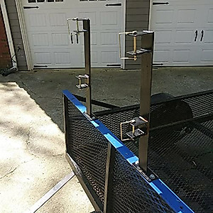 ECOTRIC 2 Place Weeder Trimmer Racks Holders Hold Two for Trailer Truck,Edgers, Pole Saws, Tree Trimmers