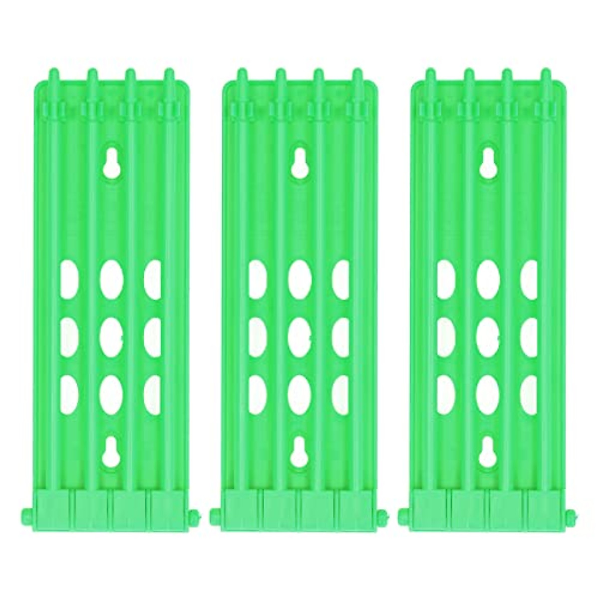 Pigeons Bands Rack Frame, Pigeons Leg Rings Holder 3Pcs Save Space 4 Column for Pigeons Farm Green