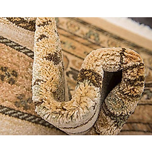 Unique Loom Fars Collection Area Rug - Pasadena (9' x 12' 2" Rectangle, Ivory/ Cream)