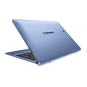 Compaq 10" HD IPS 2GB RAM 32GB Storge Quad-Core Android Tablet with Docking Keyboard (Slate Blue)