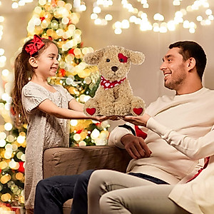 10" Valentine's Day Valentines Gift for Children Kids, Girlfriend, Boyfriend, Plush Stuffed Animal (One Pack Puppy)