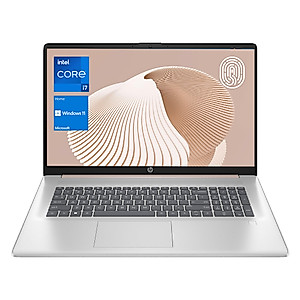 HP Essential Daily Traditional Laptop, 17.3" FHD Display, Intel Core i7-1355U, 128GB RAM, 8TB SSD, Backlit Keyboard, Numeric Keypad, Fingerprint Reader, Webcam, HDMI, Wi-Fi 6, Windows 11 Pro, Rose