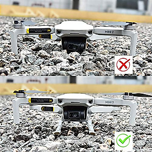 Tomat Mavic Mini 2 SE Landing Gear, Heightened Extender Landing Legs for DJI Mini 2 SE/Mini 2/Mavic Mini Accessories