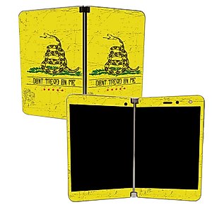 MightySkins Skin for Microsoft Surface Duo - Dont Tread | Protective, Durable, and Unique Vinyl Decal wrap Cover | Easy to Apply, Remove, and Change Styles | Made in The USA