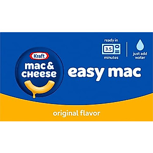 Kraft Easy Mac Original Macaroni & Cheese Microwavable Dinner (6 ct Packets)