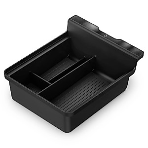 Spigen Center Console Organizer Tray Designed for Tesla Model 3 & Y 2025/2024/2023 with Smooth Slide Technology [Not Compatible with Tesla Model 3 2025/2024 Refresh (Highland)] (Carbon Edition)