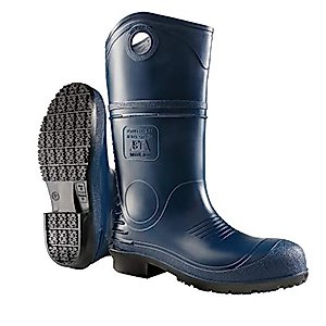 Dunlop Protective Footwear,Durapro Steel Toe, 100% Waterproof Polyblend PVC Material, Comfortable DURAPRO Energizing Insoles, Lightweight and Durable8908600.05, Size 5 US