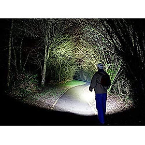 EcoGear FX LED Flashlights - Small Camping Flashlights with High Lumens, 5 Light Modes, Zoomable Beam - Bright Tactical Flash Light for Outdoor Home and Emergency [2 Pack]