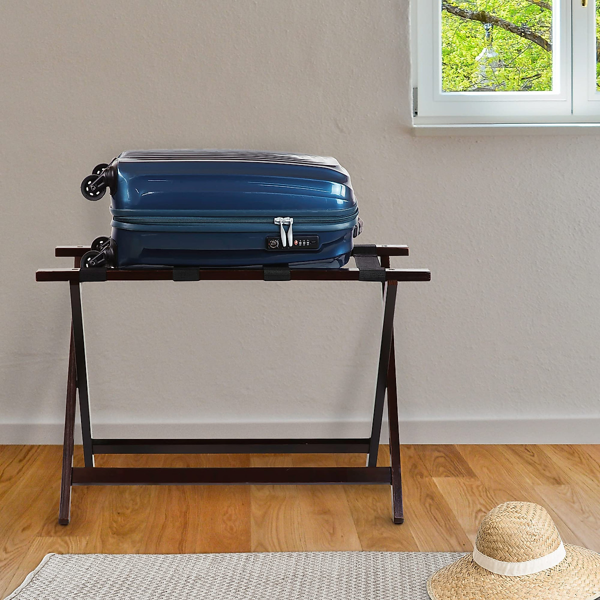 Casual Home Heavy Duty 30" Extra-Wide Luggage Rack