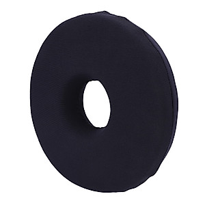 Bed Sore Donut Pillow,25cm Butt Sitting Cushion, Donut Pillow Wheelchair Nursing Bed Sore Pad for Bedridden Patient Elderly Black