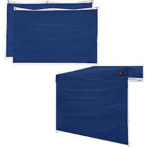 SCOCANOPY SunWall for 12x12 Pop Up Canopy Frame, 3 Pack SideWall Only (Navy Blue)
