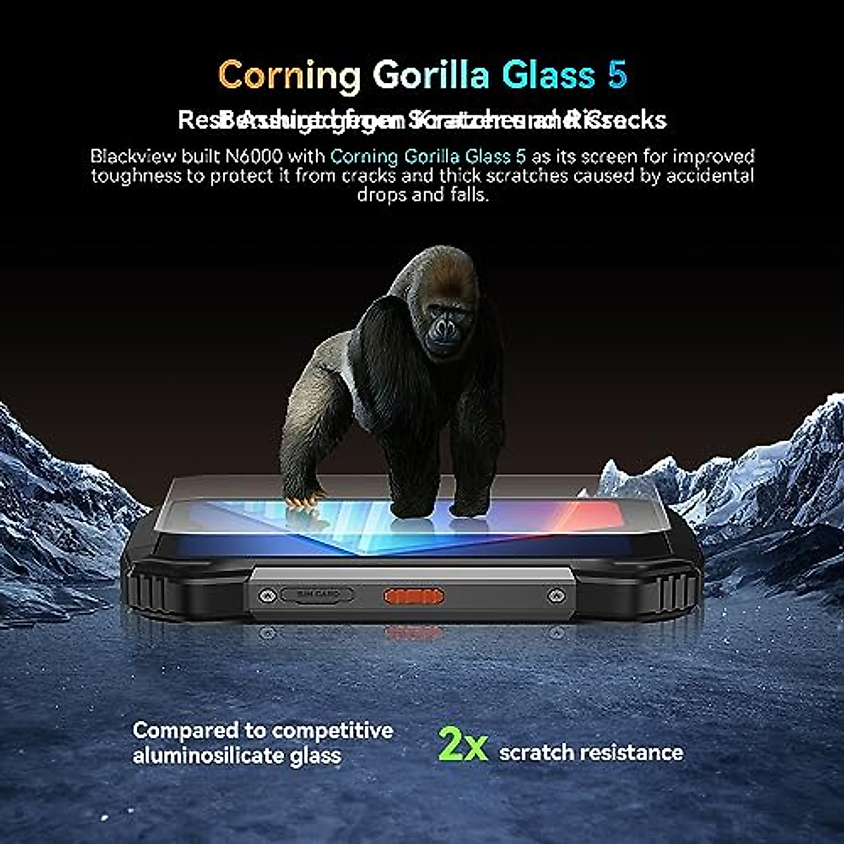 Blackview N6000 Rugged Smartphone 2023, 4.3-inch Small Android 13 Phone, 16GB 256GB Octa-core MTK Helio G99 6nm, 48MP + 16MP Camera, Dual SIM 4G, QHD+ Display 3880mAh 18W Fast Charge Rugged Phone, NFC