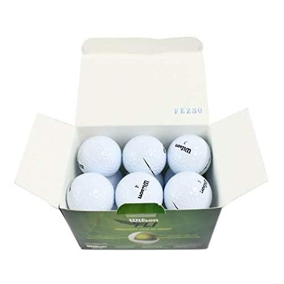 WILSON Staff F.L.I. Golf Balls (Pack of 12) White