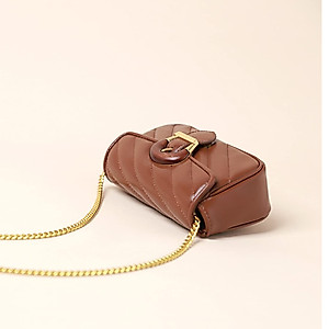 YXBQueen Designer Handbags for Women Crossbody Purses and Handbags Quilted Chain Bag Small Crossbody Handbag