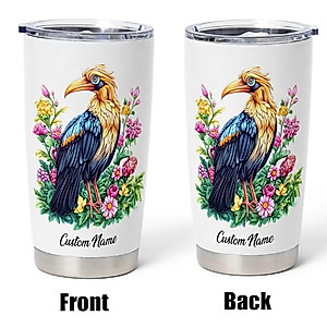 Lesser Adjutant Gifts, Personalized Tumbler with Lesser Adjutant Animal’s Name – Custom Cup for Animal Lovers, Gift for Women, Men, Boys, Girls, Gift for Birthdays & Christmas NwFVLk