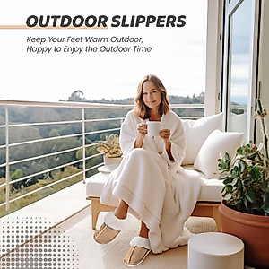 WATMAID Womens Slippers Memory Foam House Slippers Slippers for Women Indoor Christmas Slippers