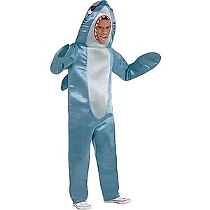 Shark Scare Jumpsuit Costume(Standard Size) 1 Pc. - Unique & Fierce Outfit, Perfect for Halloween Events & Themed Parties