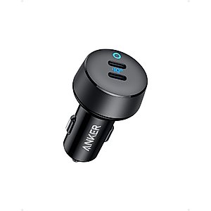 Anker USB C Car Charger, 36W 2-Port PowerIQ 3.0 Type C Car Adapter, PowerDrive III Duo with Power Delivery for iPhone12/12 Pro / 11/11 Pro /11 Pro Max/XR/Xs/Max/X, Galaxy, Pixel, iPad Pro and More