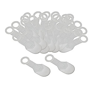 Bothyi 50Pcs Non Slip Pad for Clothes Hanger Hanger Accessories for Clothing or Home, Transparent