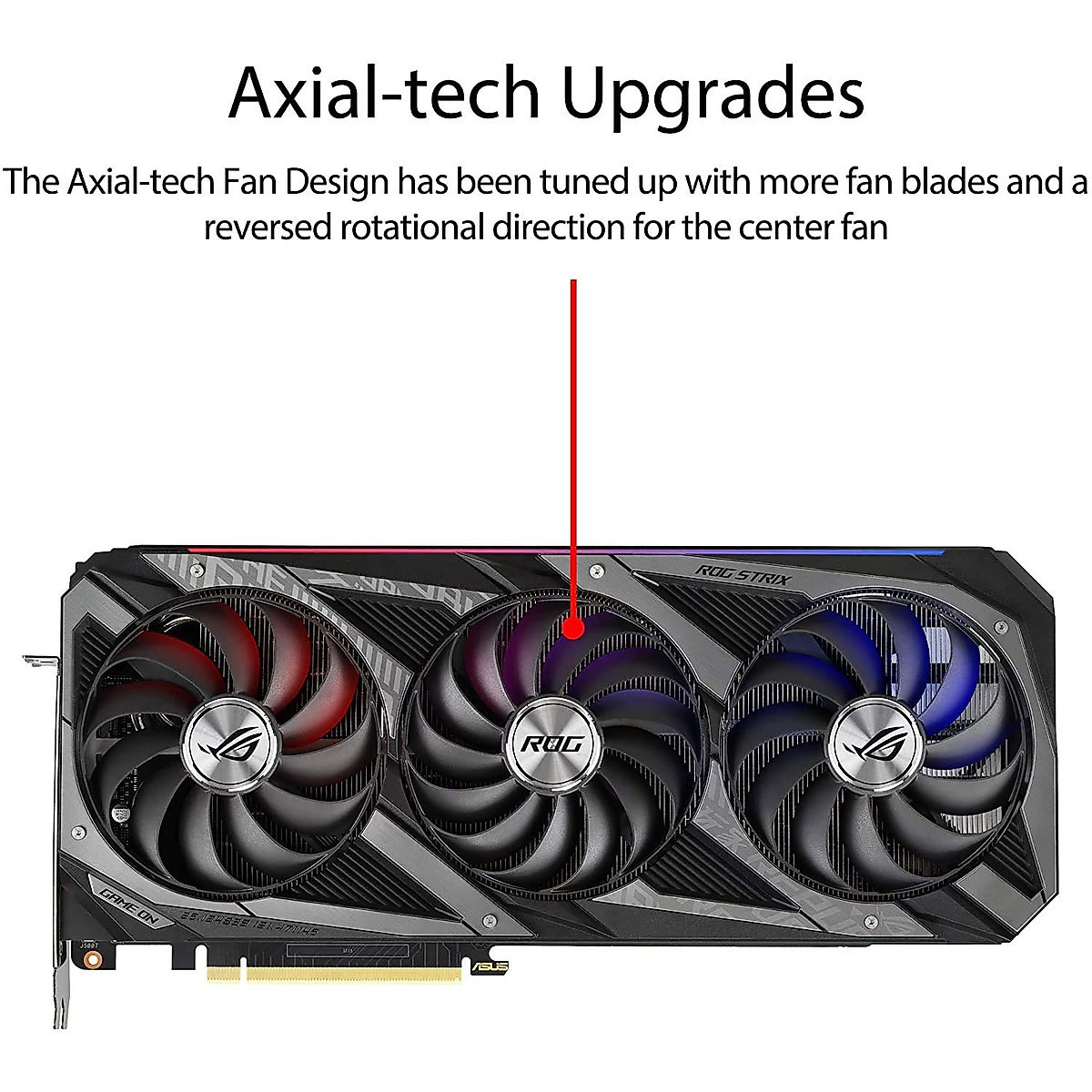 ASUS ROG STRIX NVIDIA GeForce RTX 3070 Gaming Graphics Card (PCIe 4.0, 8GB GDDR6, HDMI 2.1, DisplayPort 1.4a, Axial-Tech Fan Design, 2.9-Slot, Super Alloy Power II, GPU Tweak II)