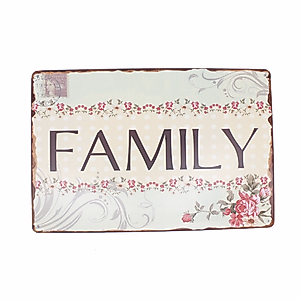 12x8 Inches Pub,bar,Home Wall Decor Souvenir Hanging Metal Tin Sign Plate Plaque (Wine)