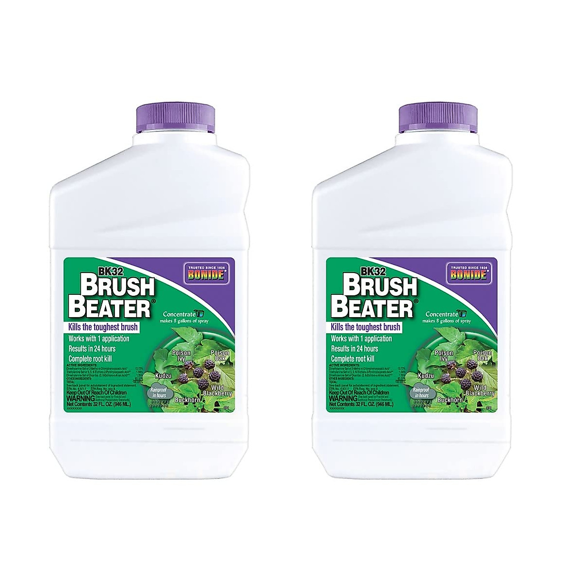 Bonide Poison Ivy Products 331 Concentrate Brush Weed Killer, 32-Ounce, Pack of 2