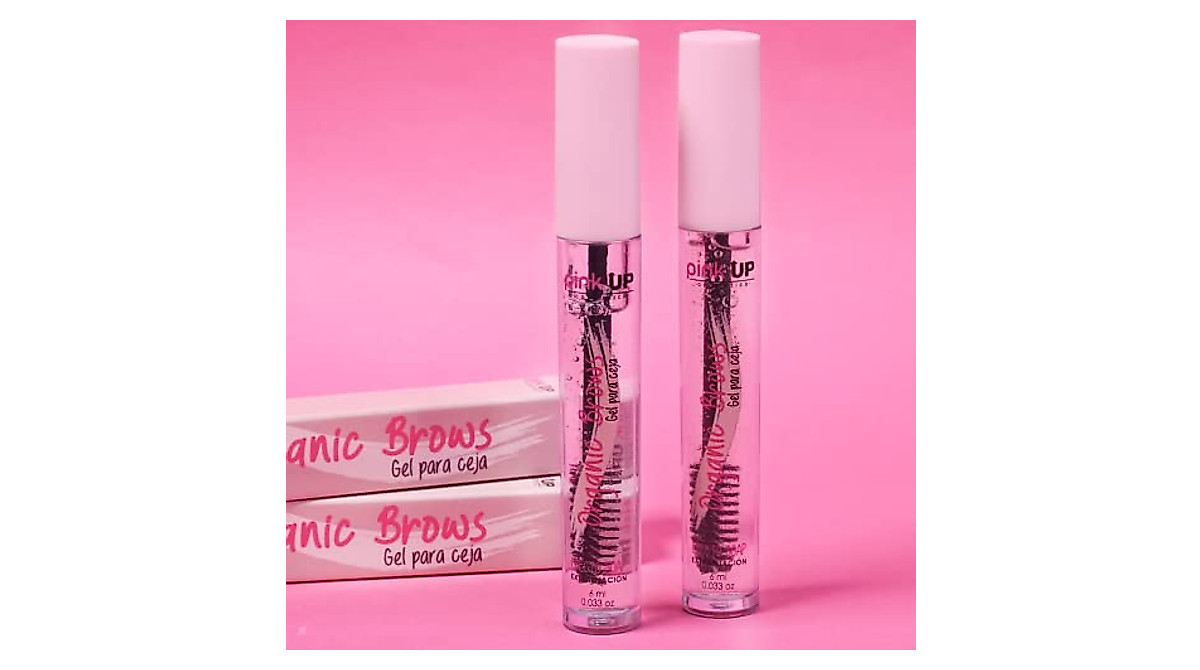 PINK UP Organic Eyebrow Gel - Maximum Fixation & Volume