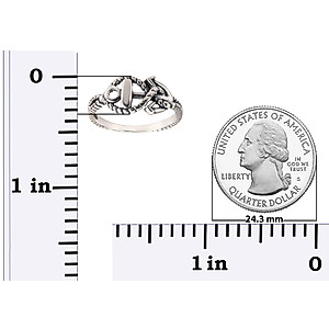 CloseoutWarehouse Sterling Silver Anchor of Hope Ring Size 9