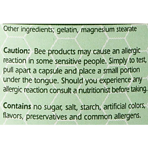 YS Organics Bee Pollen - 200 Capsules - Pack of 2