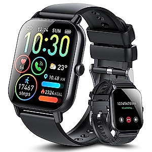 Ddidbi Smart Watch for Men Women(Answer/Make Calls), 1.85" HD Touch Screen Fitness Watch with Sleep Heart Rate Monitor, 112 Sports Modes, IP68 Waterproof Activity Trackers Compatible with Android iOS
