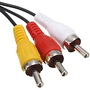 TRADERPLUS 6FT AV to RCA Composite Cable Cord for Sony Playstation 2 (PS2), Playstation 3 (PS3)